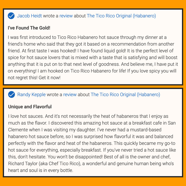 The Tico Rico Original (Habanero)